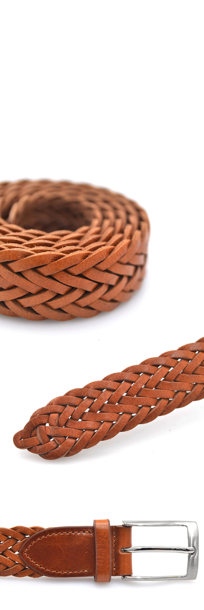 Accessories :: Belts :: Last 1) Leather Braided Versatile Mesh Belt ...