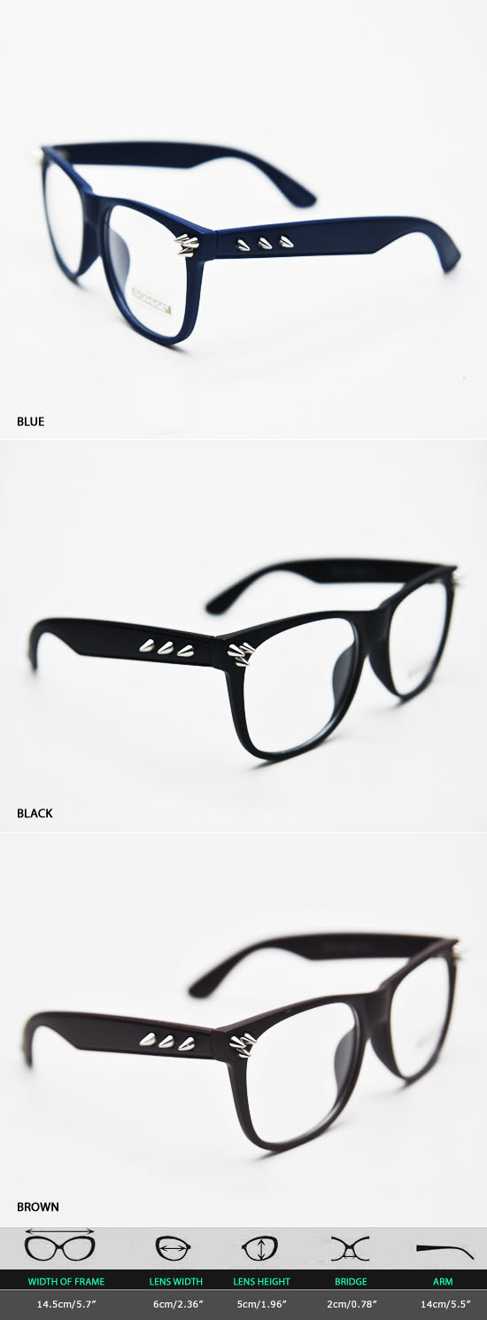 Accessories :: Sunglasses & Glasses :: Funky Pointy Metal Stud Accent ...