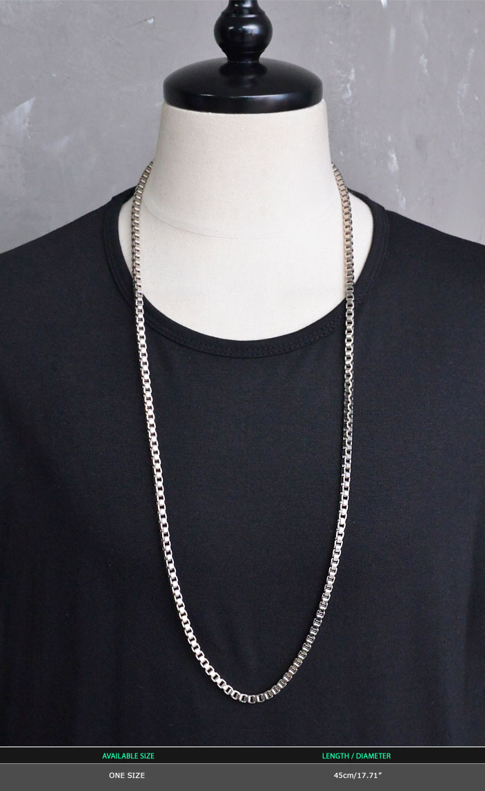 Accessories :: Necklaces :: Unique Long Square Swag Chain-Necklace 243