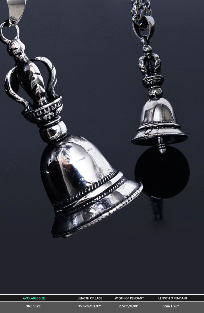 Accessories :: Necklaces :: Full Steel Francis Ringing Bell-Necklace 247
