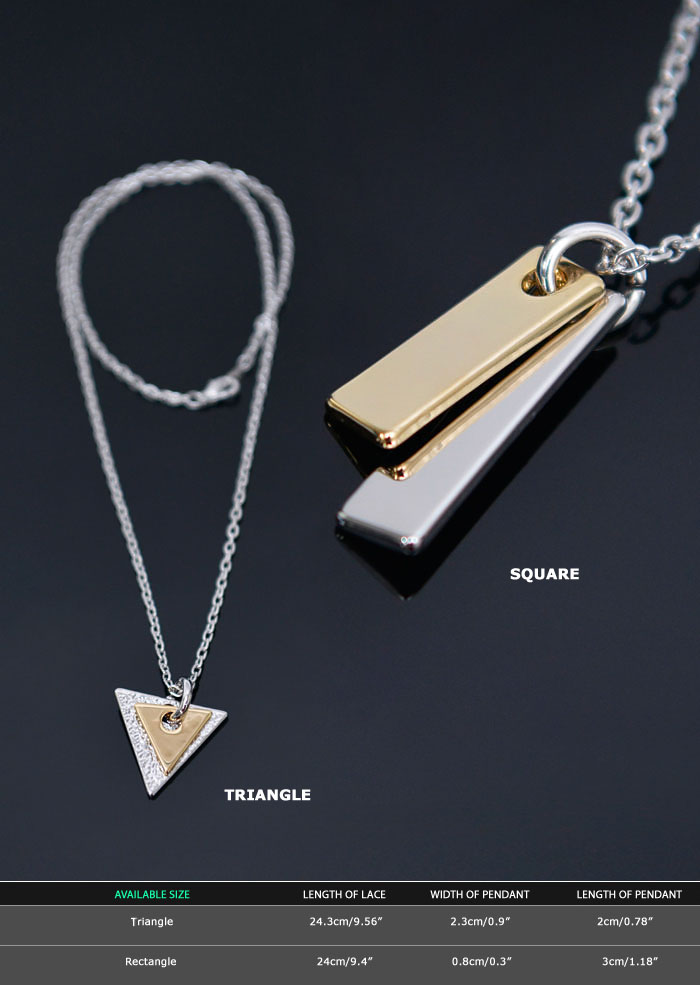Accessories :: Necklaces :: Last 1) Gold Silver Double Pendant Chain ...