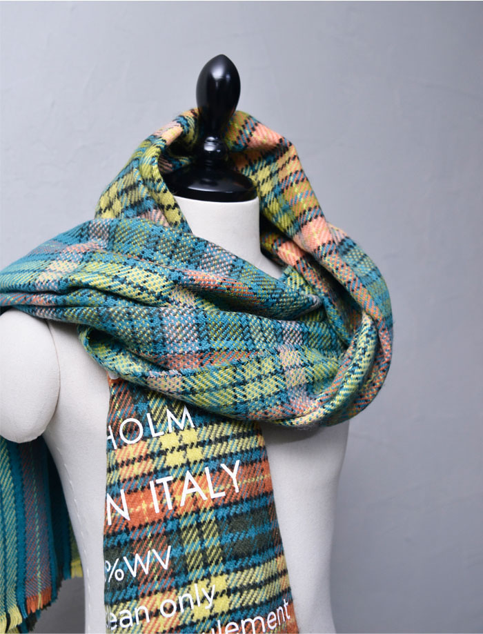 Accessories :: Scarves :: Sensuous Colorful Checker-Scarf 52