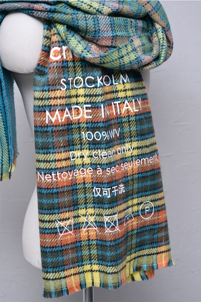 Accessories :: Scarves :: Sensuous Colorful Checker-Scarf 52