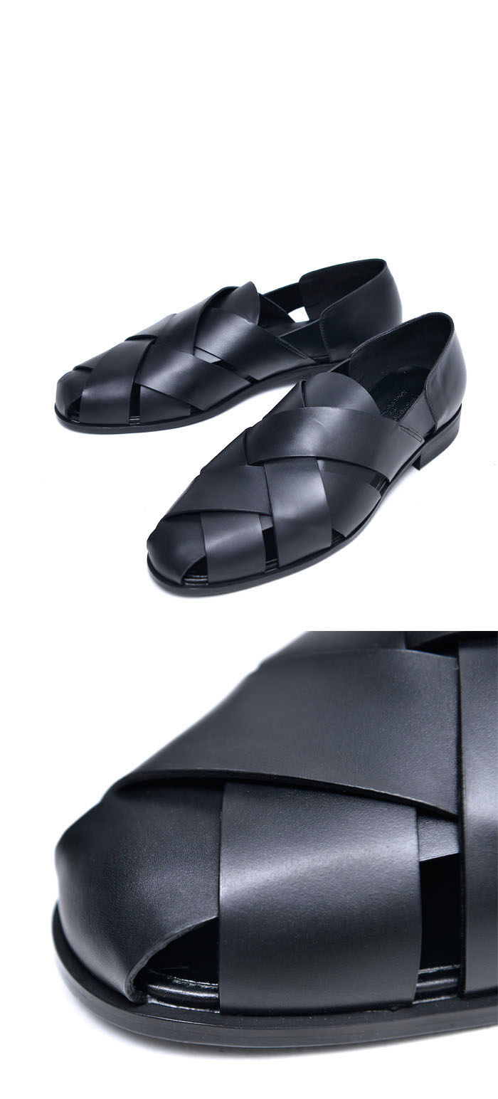 Shoes :: Sandals :: Leather Braided Sandals-Shoes 654