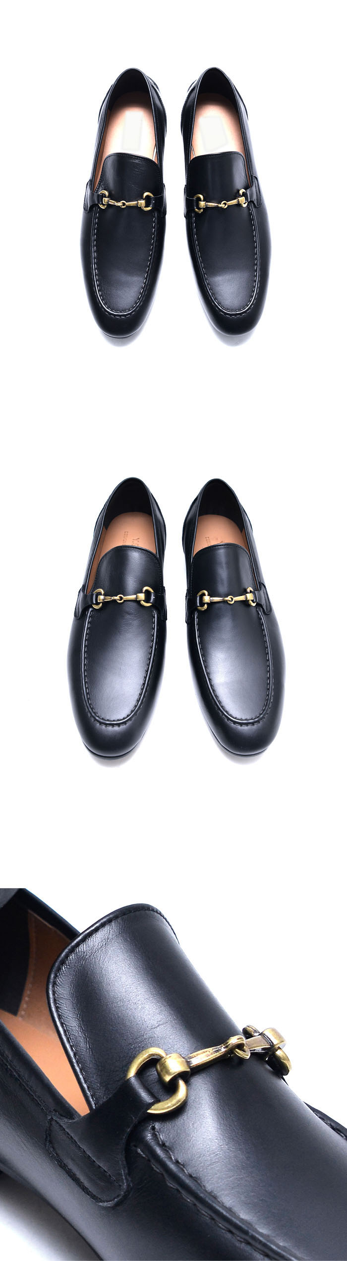 Shoes :: Loafers :: Sale) Parisian Chic Gold Chain Loafer-Shoes 705