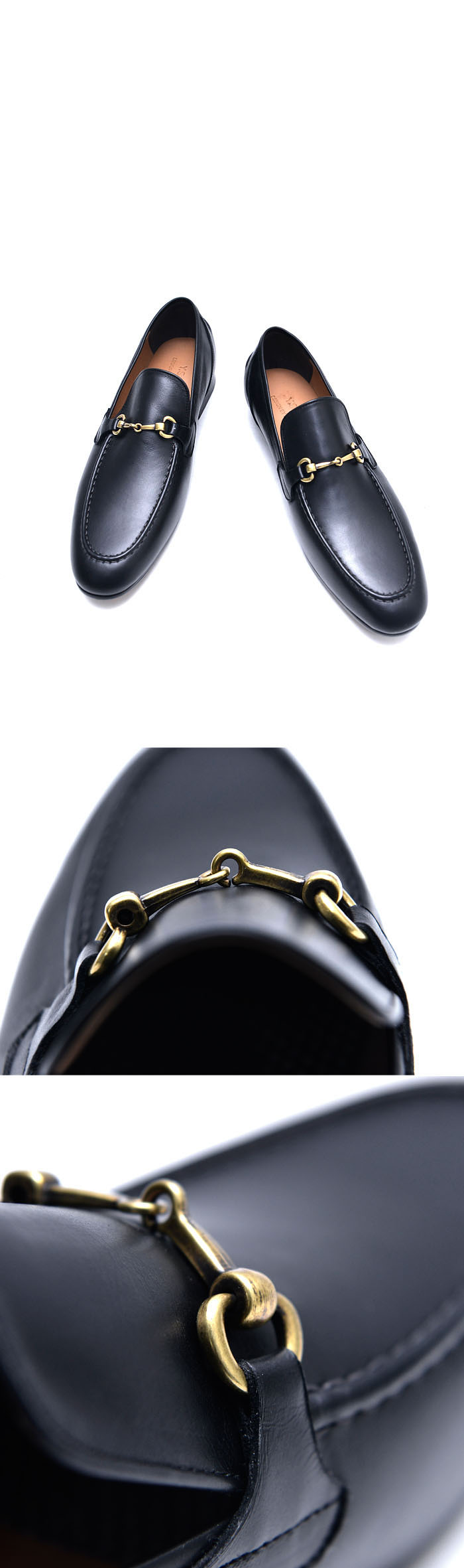 Shoes :: Loafers :: Sale) Parisian Chic Gold Chain Loafer-Shoes 705