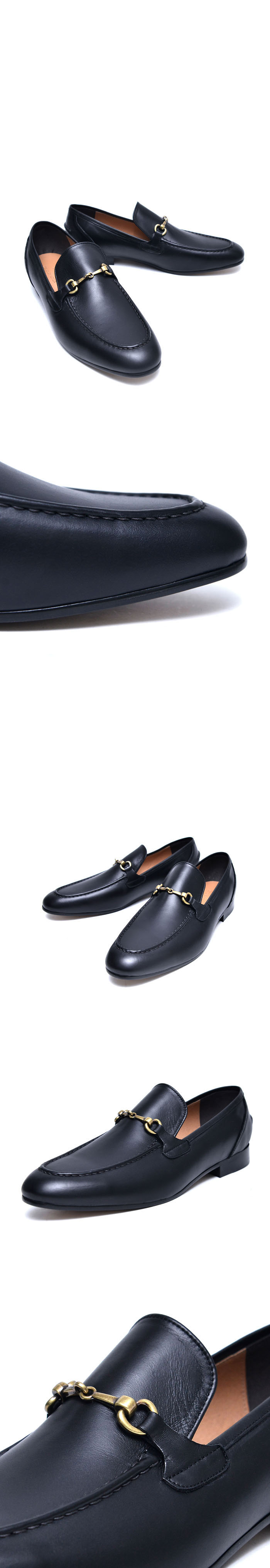 Shoes :: Loafers :: Sale) Parisian Chic Gold Chain Loafer-Shoes 705