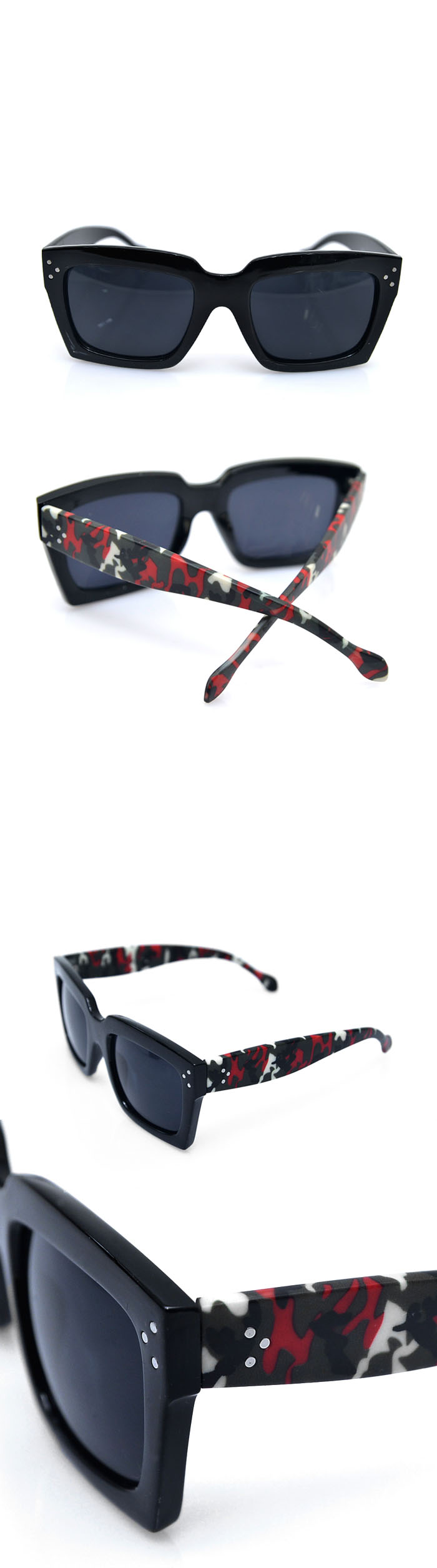 Accessories :: Sunglasses & Glasses :: Silver Mini Studs Funky Acetate ...