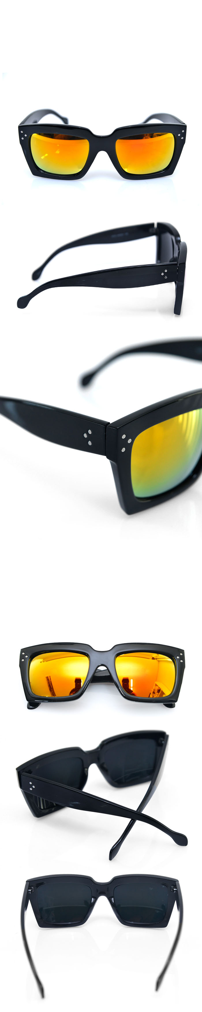 Accessories :: Sunglasses & Glasses :: Silver Mini Studs Funky Acetate ...