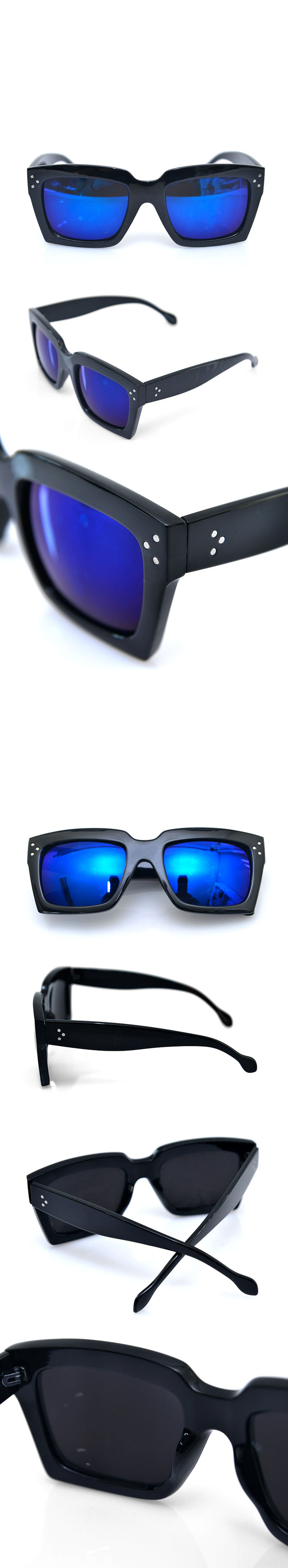 Accessories :: Sunglasses & Glasses :: Silver Mini Studs Funky Acetate ...