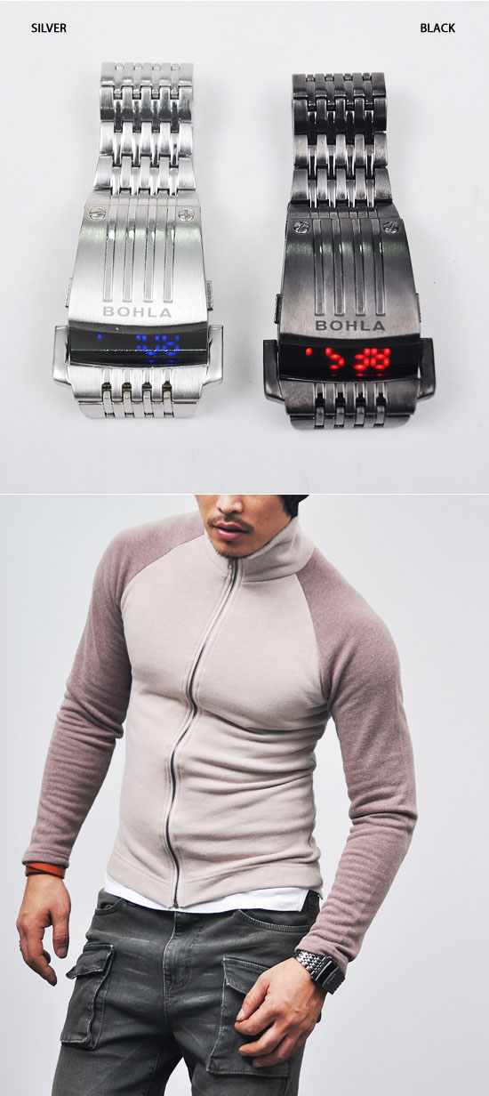 Accessories :: Watches :: Futuristic Cyborg Metal Led-Watch 40