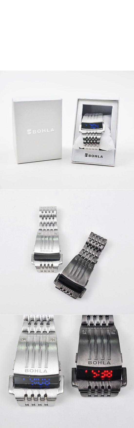 Accessories :: Watches :: Futuristic Cyborg Metal Led-Watch 40