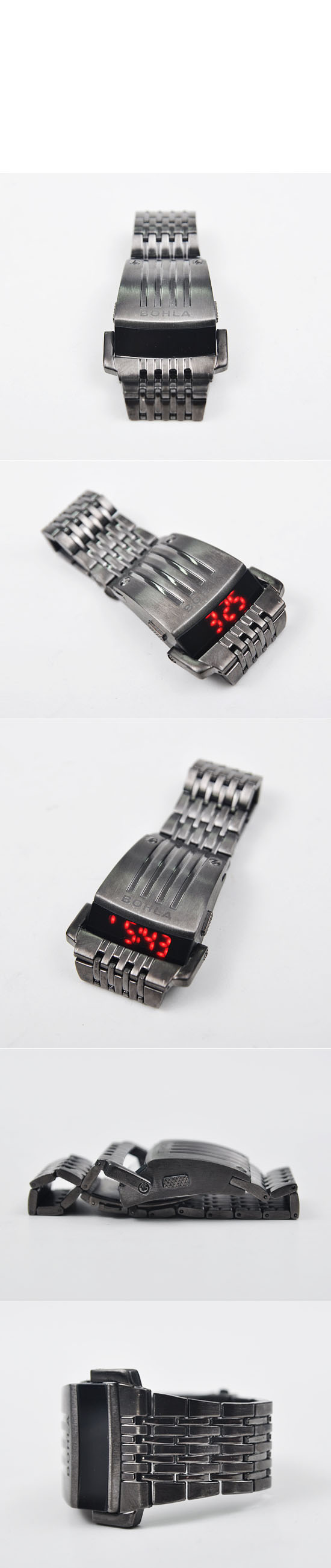 Accessories :: Watches :: Futuristic Cyborg Metal Led-Watch 40